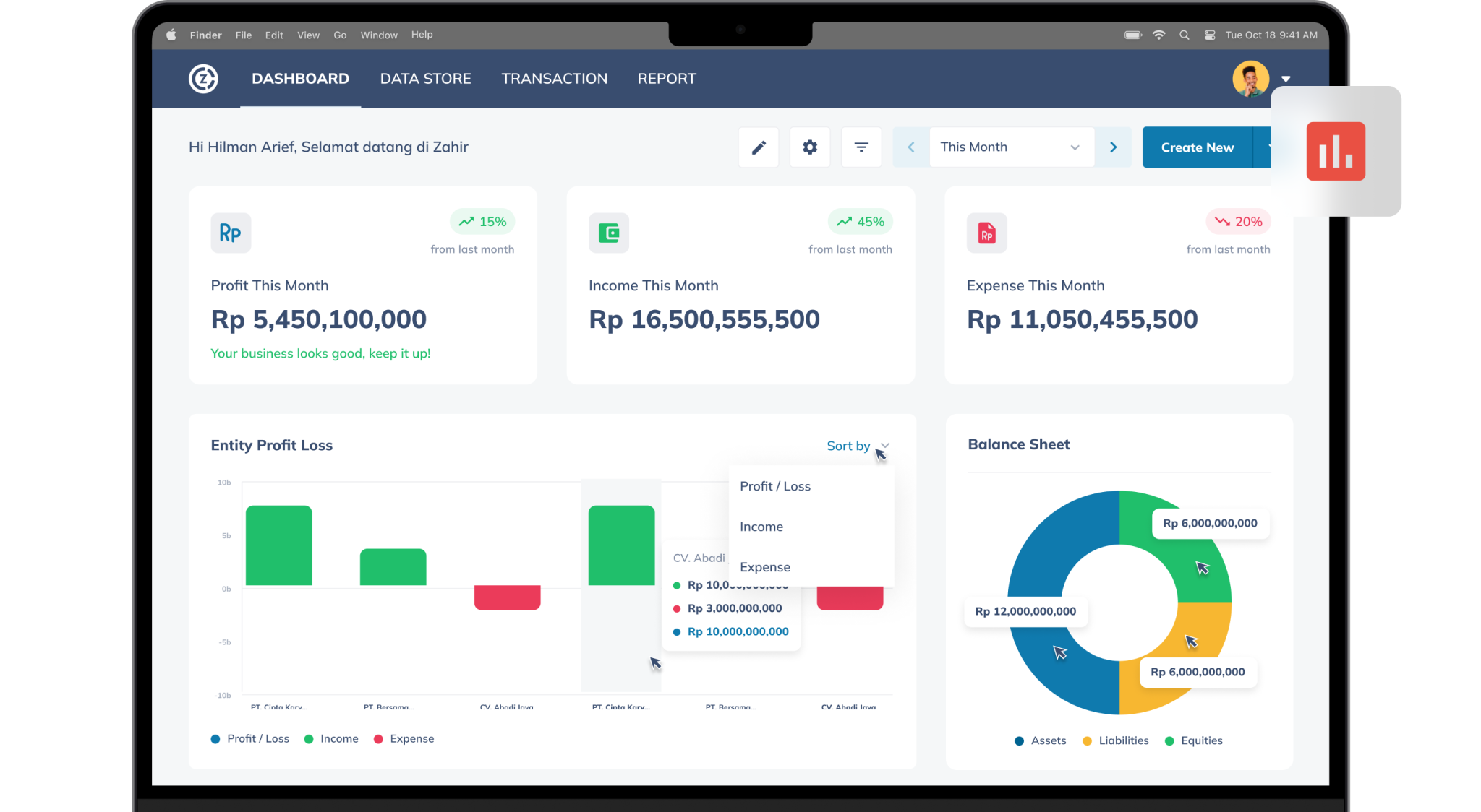 Zahir Consolidation - Zahir ERP